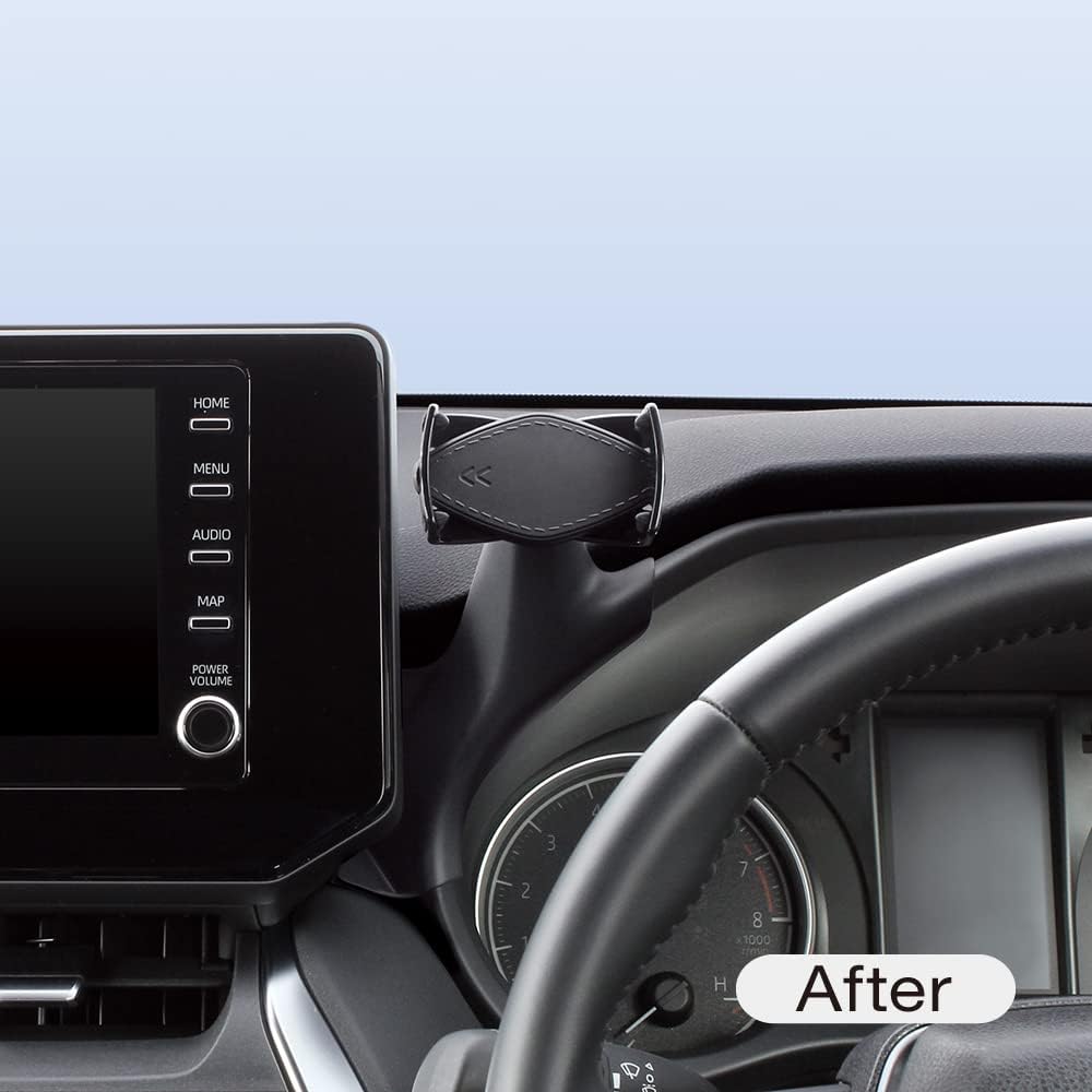 Tsuchiya Yac SY-HR17 BK Smartphone Holder for Toyota 80 Series Harrier – Goods Of Japan