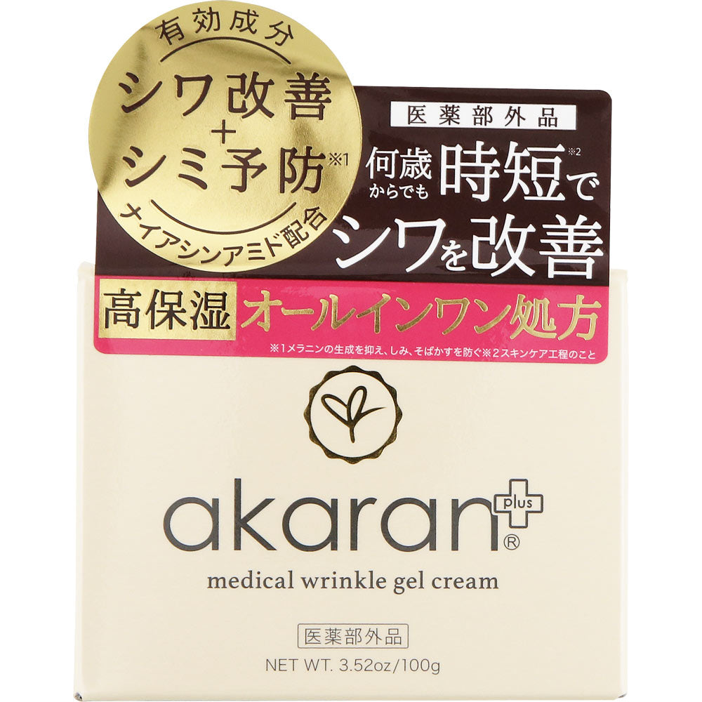 AkaraN Akaran Plus Medical Wrinkle Gel Cream 100g – Goods Of Japan