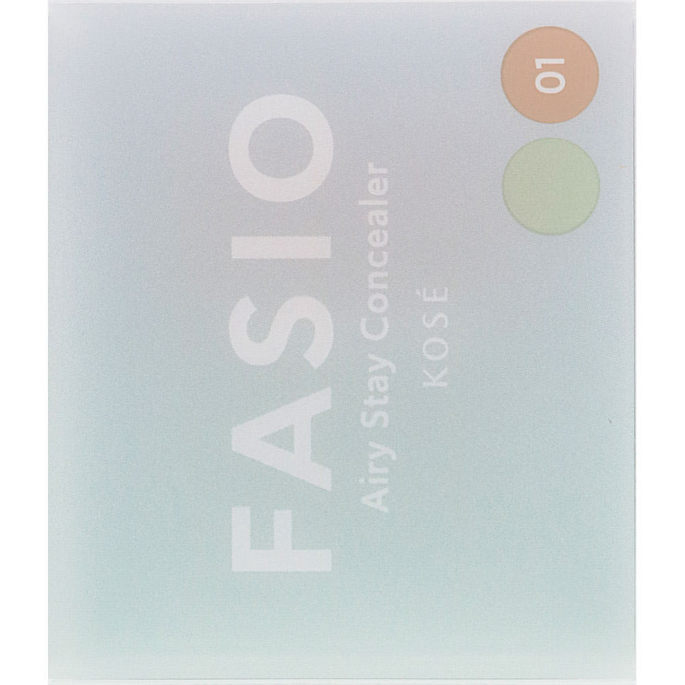 Kose Fasio Airy Stay Concealer 01 Beige Green Beige 1.5g – Goods Of Japan