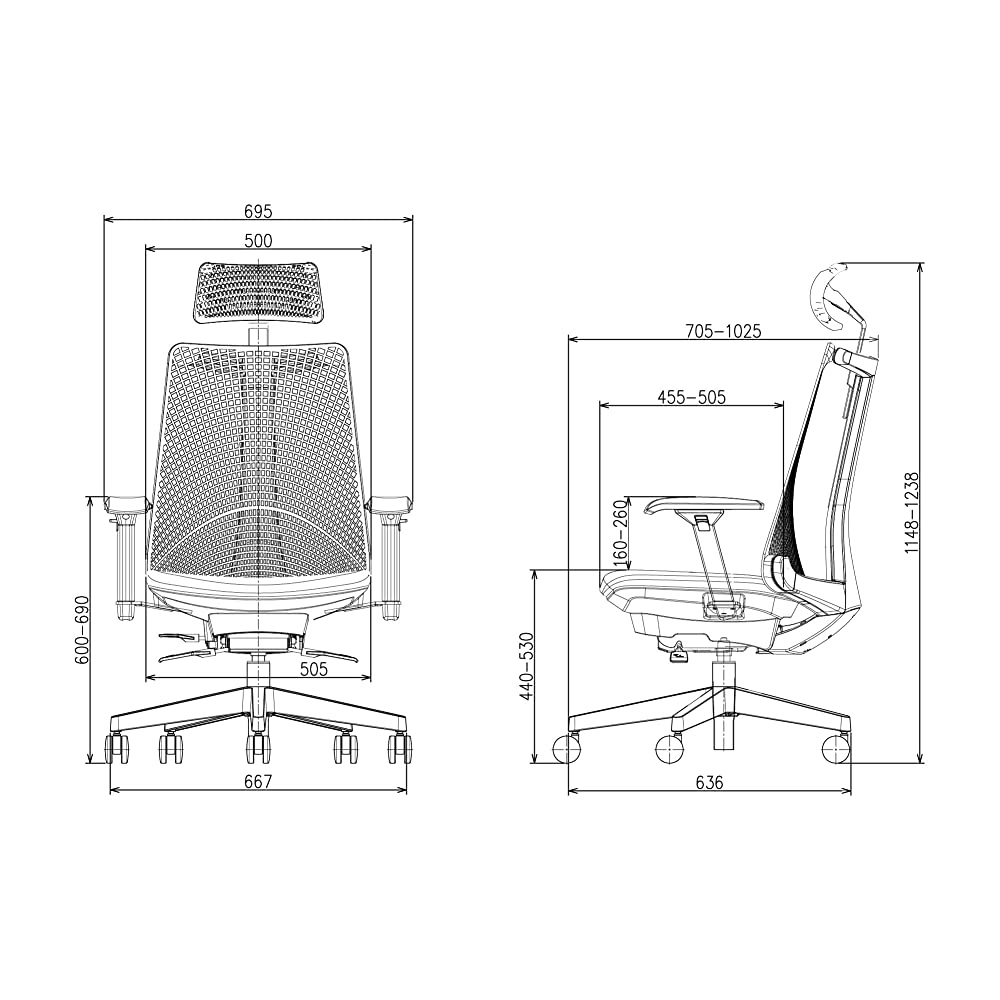 Itoki YL9G-R-SBEL Salida YL9G Gaming Chair, Office Chair, Desk Chair, – Goods Of Japan