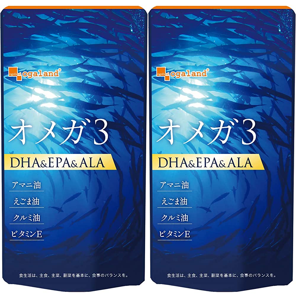 [ogaland ] Omega 3-DHA & EPA & α-linolenic acid supplement (180 capsul – Goods Of Japan