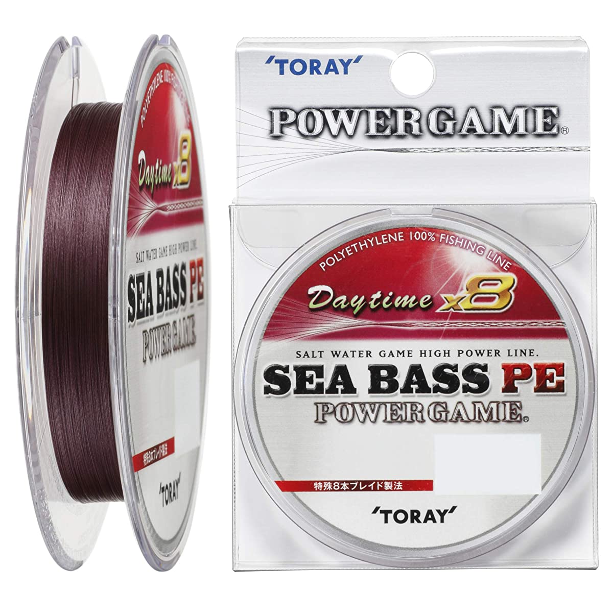 Toray (TORAY) Line Seabass Power PE Power Game Day Time X8 150m camouf – Goods Of Japan