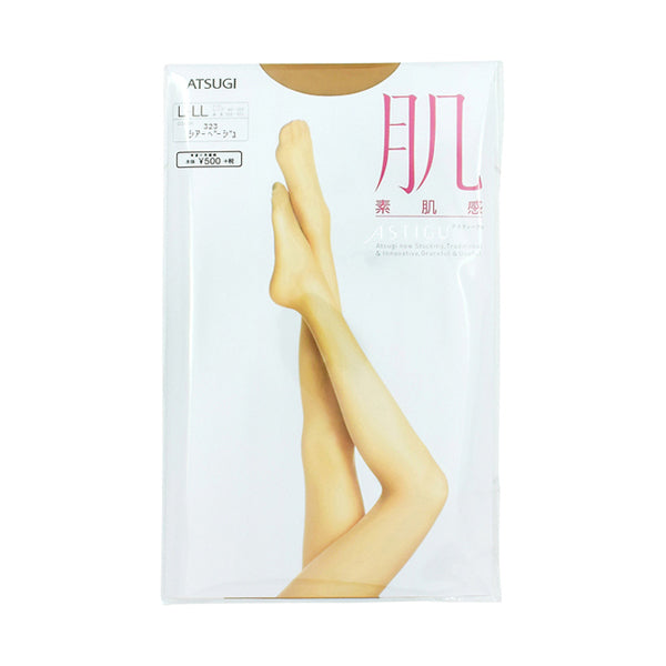ATSUGI Skin, Bare Skin Style, 323 Sheer Beige, L-LL|Stockings|Stockings – Goods Of Japan