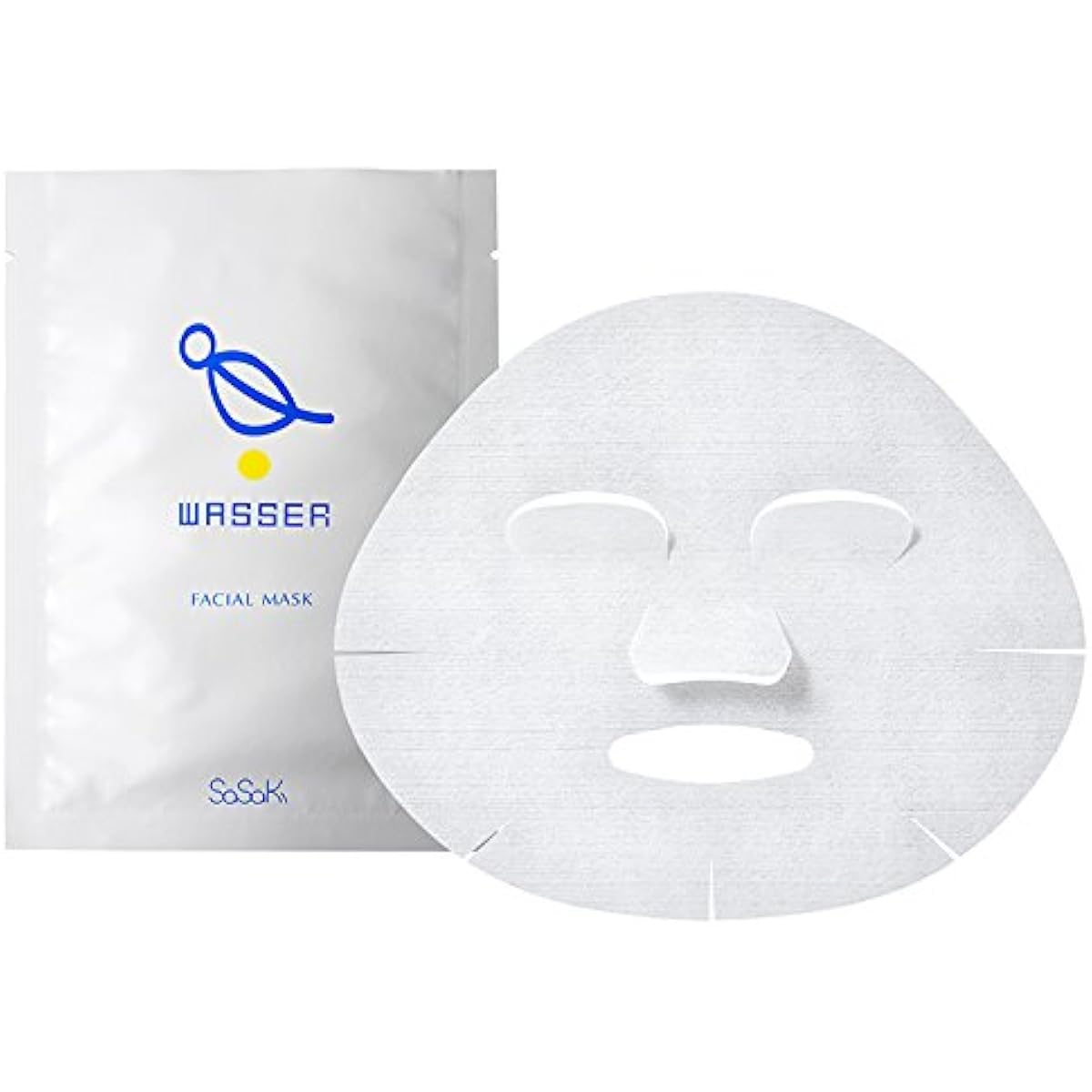 High concentration hydrogen ion water gel facial mask with amino acids ...