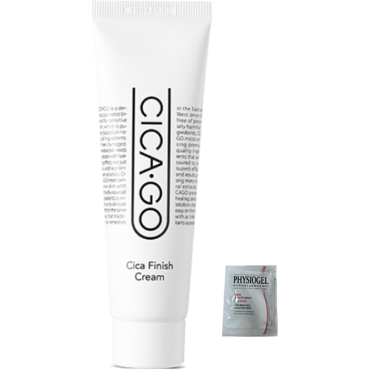 ISOI CHICAGO CICA Finish Cream 50ml + Physiogel Red Sliding Sample 5ml ...