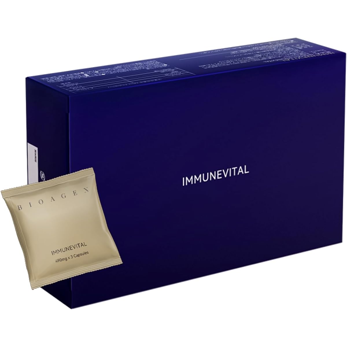 BIOAGEN IMMUNEVITAL 3 tablets x 60 sachets / Approximately 1 month's w ...