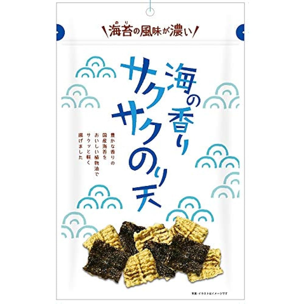 Maruka Foods Sea Scent, Crispy Nori Ten, 2.8 oz (80 g) x 10 Packs ...