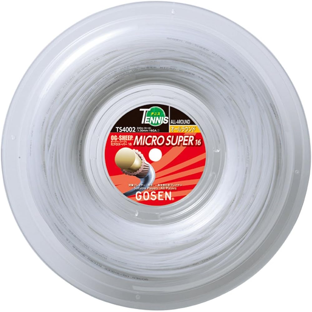 Gosen TS4002W OG Sheep Micro Super 16 66.4 ft (240 m) Roll White (OG S ...
