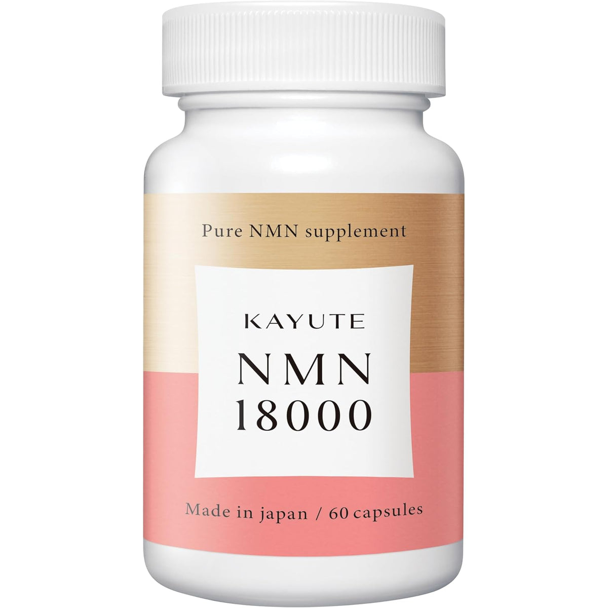 KAYUTE NMN Supplement 18000mg High Purity 100% Yeast Fermentation 60 C ...
