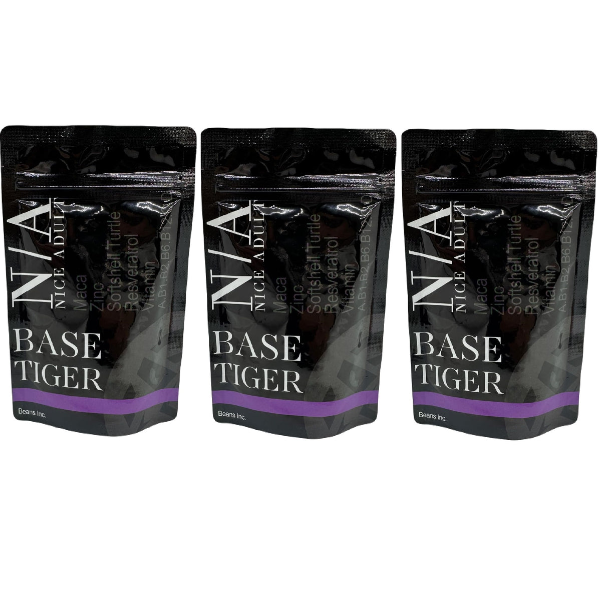 (3 packs Set) BASE TIGER Base Tiger Carefully Selected Maca 15,000mg Z ...