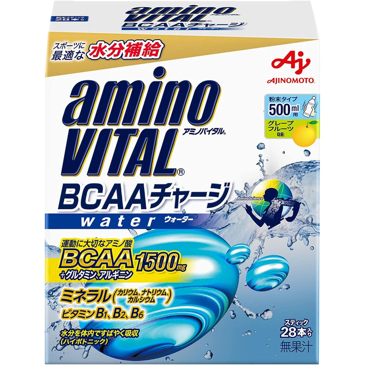 Ajinomoto Amino Vital BCAA Charge Water 28 packets – Goods Of Japan