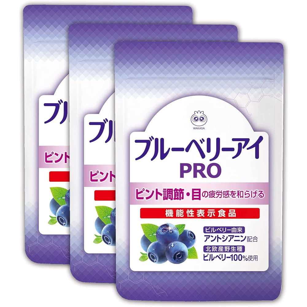 Wakasa Life Blueberry Eye PRO 31 tablets (93) – Goods Of Japan