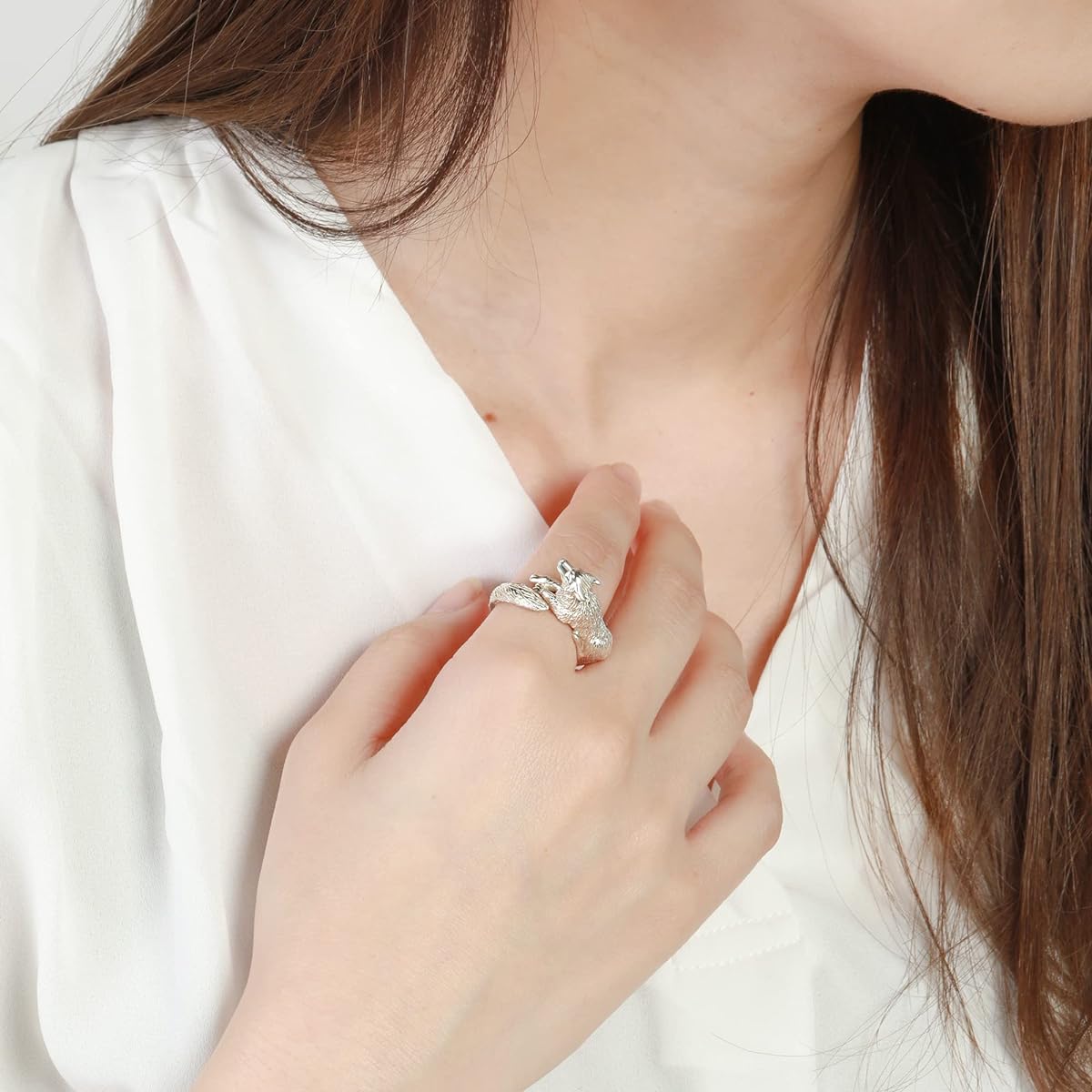 [Vendome Boutique] [Asahiyama Zoo Support Product] Shinrin Wolf Ring N ...