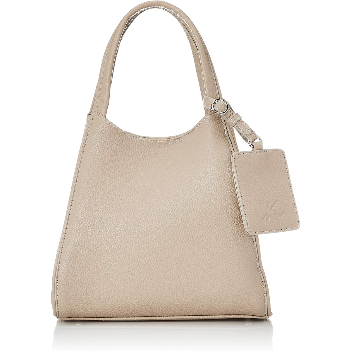 Kitamura Handbag with shoulder bag and pass case Z-0556 Women's Sand B ...