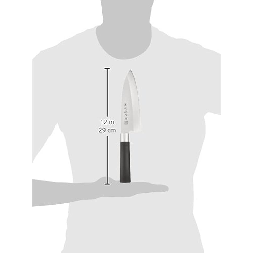 Onshu Sonroku A-100A Cooking Knife Set of 6, Japanese Style Round Patt ...