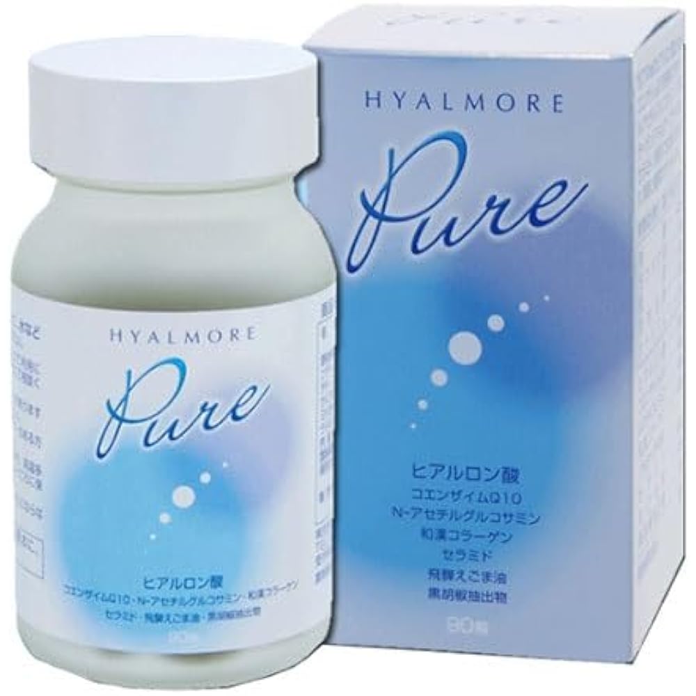 Fuji Pharmaceutical Hyalmore Pure 90 tablets Hyaluronic Acid Ceramide ...
