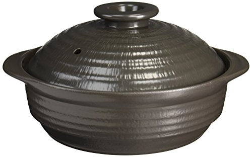 MIYAWO Thermatech IH Earthenware Pot Black No. 9 ME097 – Goods Of Japan