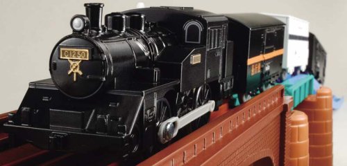Plarail 50th Anniversary C12 Steam Locomotive Arch Bridge and Rail Set ...