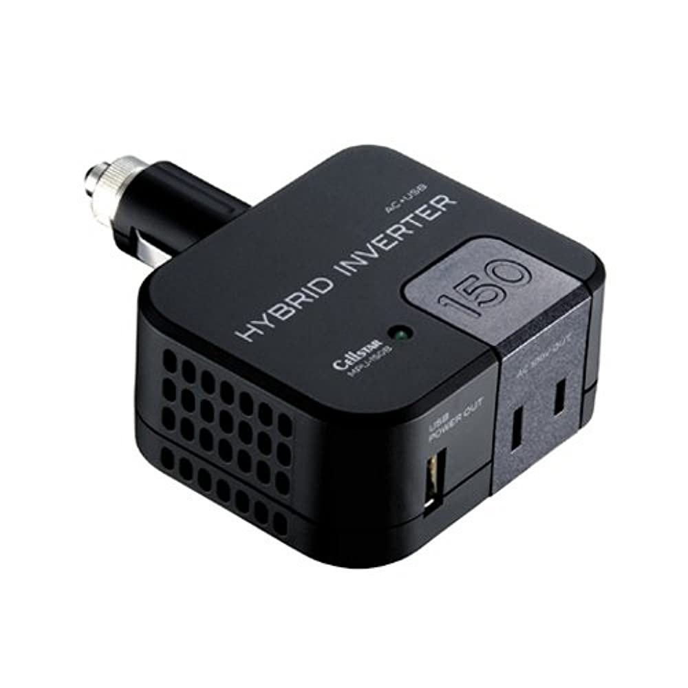 Cellstar MPU-150B DC/AC Inverter Socket Type with USB Connector for MP ...