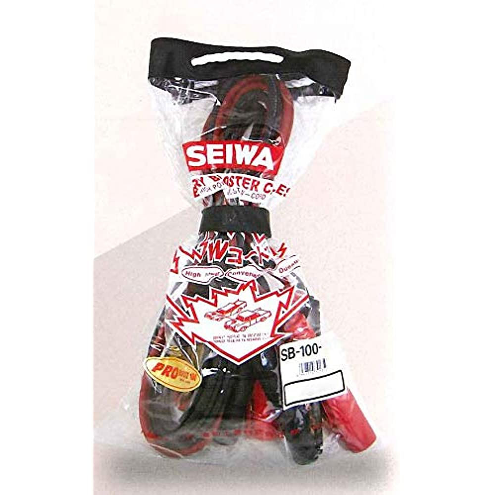 Seiwa Industry Booster Cable 100a 5 Gauge (SB-100-500) Made in Japan ...