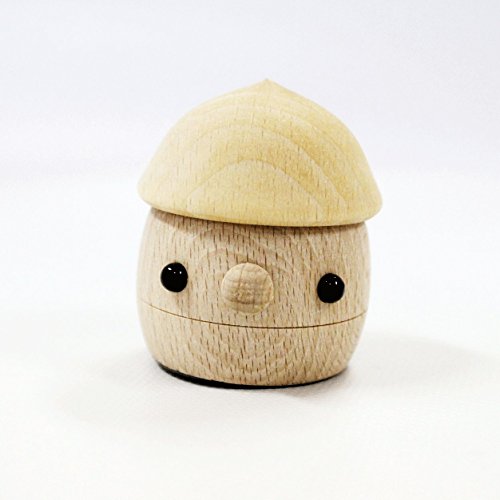 Wooden Toy Acorn Set (Clear Acorn x 1, Acorn Mushroom x 1, Blue x 1) W ...