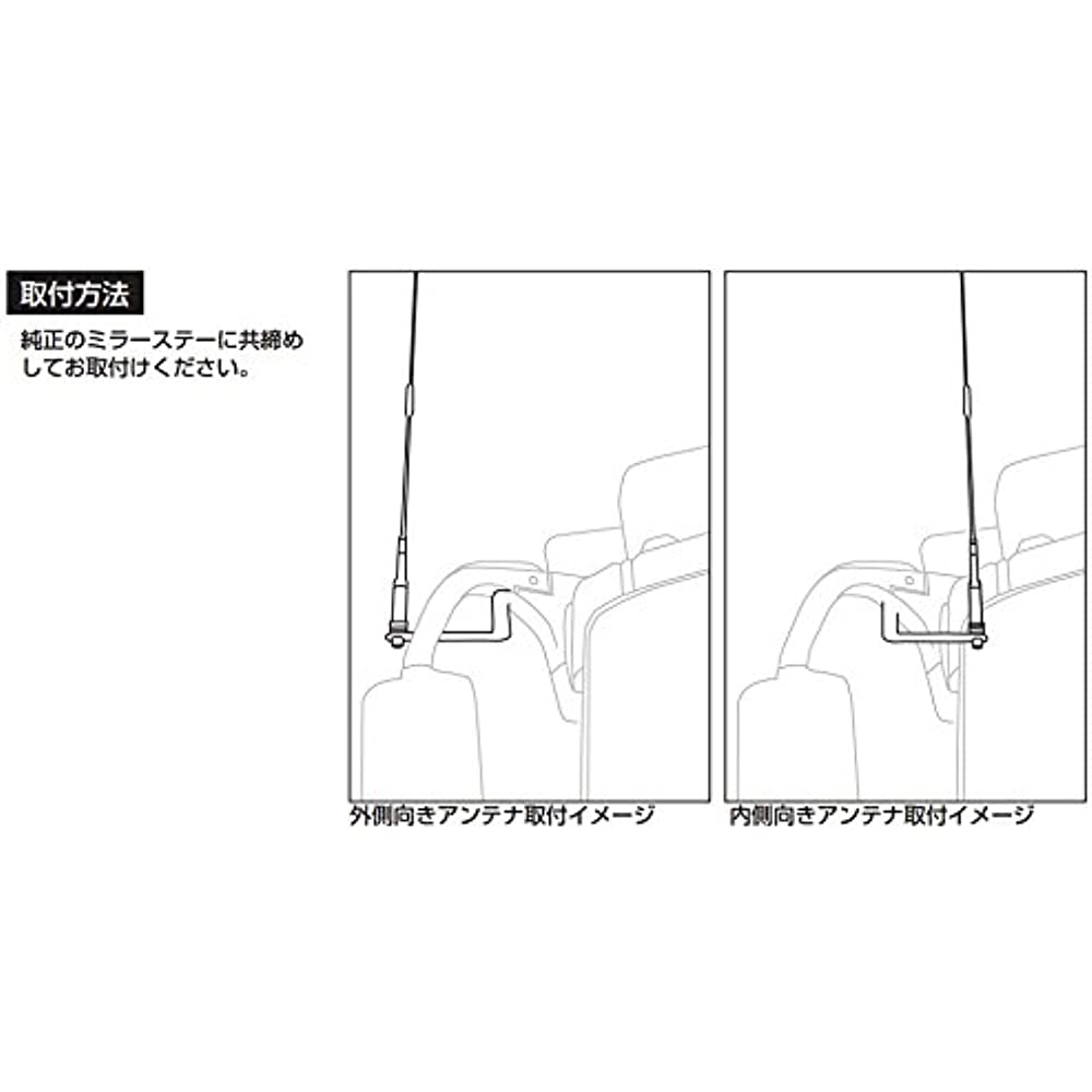 Antenna stay Angle adjustment type for super great 509418 – Goods Of Japan