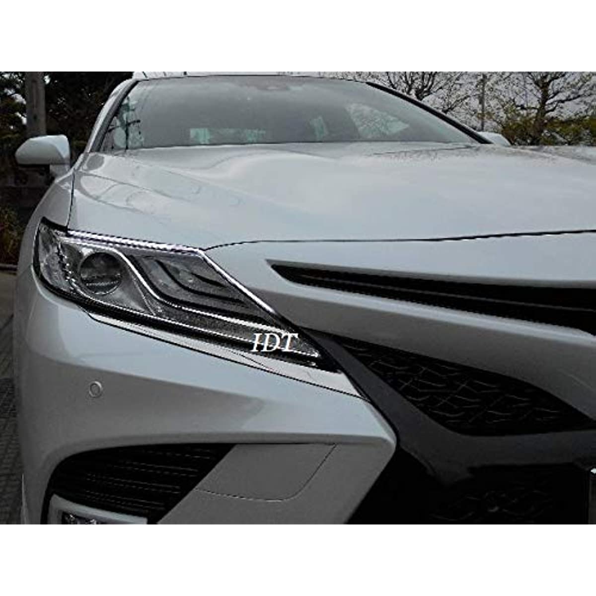 70 Series Camry Plated Headlight Garnish Cover Molding Custom PARTS EX ...