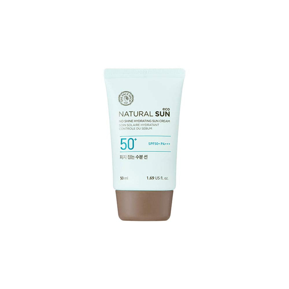 The Face Shop Natural Sun Eco No Shine Hydrating Sun Cream SPF50 PA ...