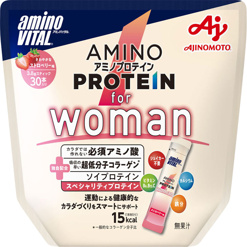 Ajinomoto "Amino Vital R Amino Protein" for woman Strawberry flavor po ...