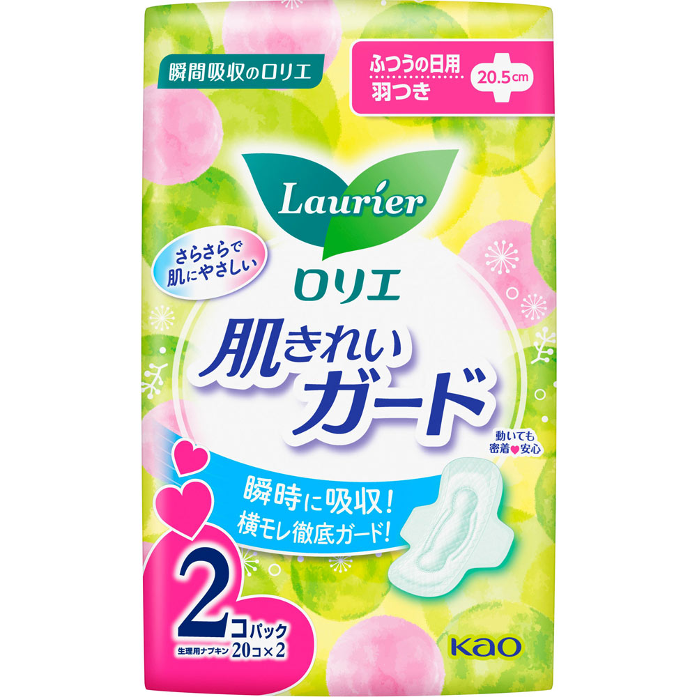 Kao Laurier Skin Clean Guard Daytime with wings 40 pieces (quasi-drug ...