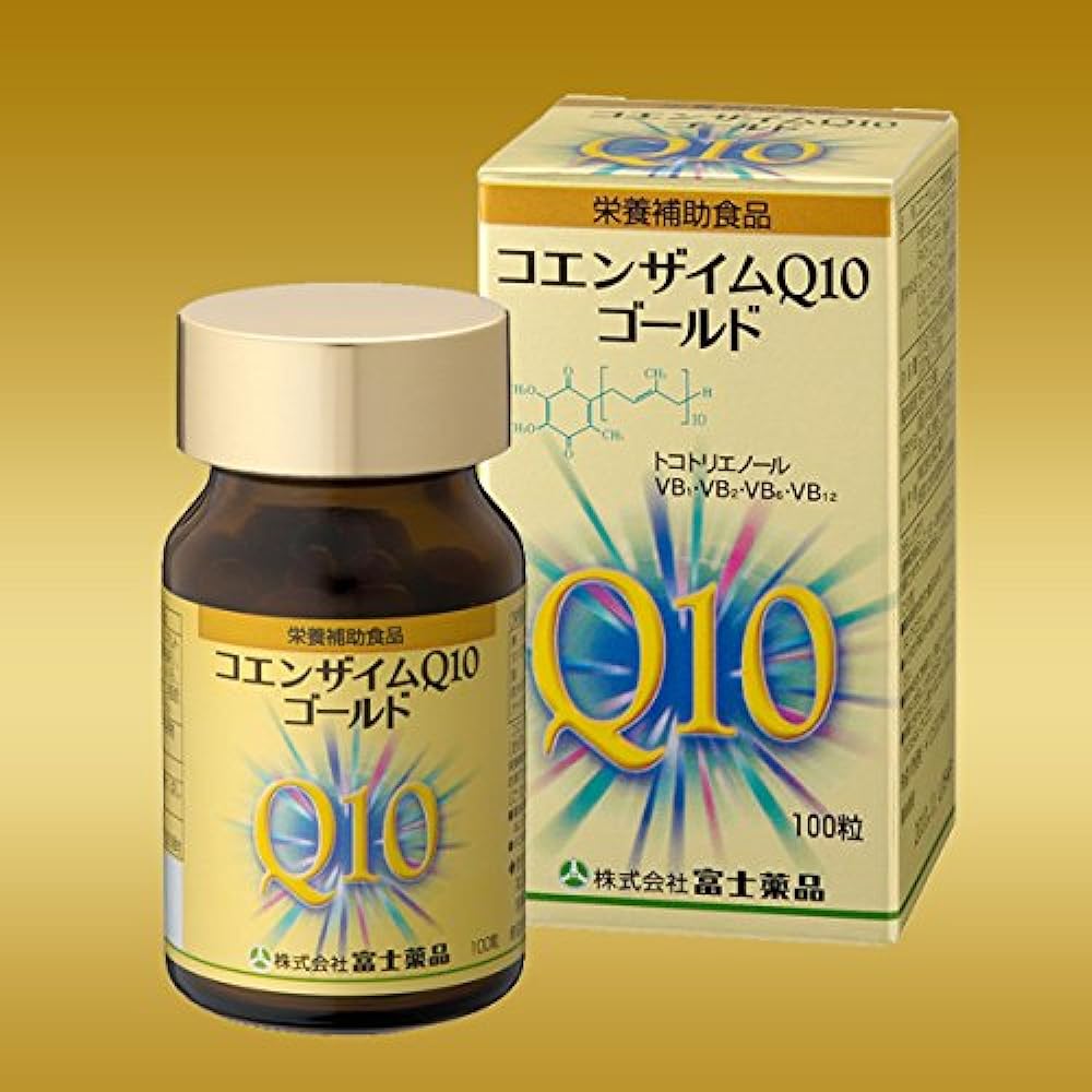 Fuji Pharmaceutical CoQ10 Coenzyme Q10 Gold 100 tablets – Goods Of Japan