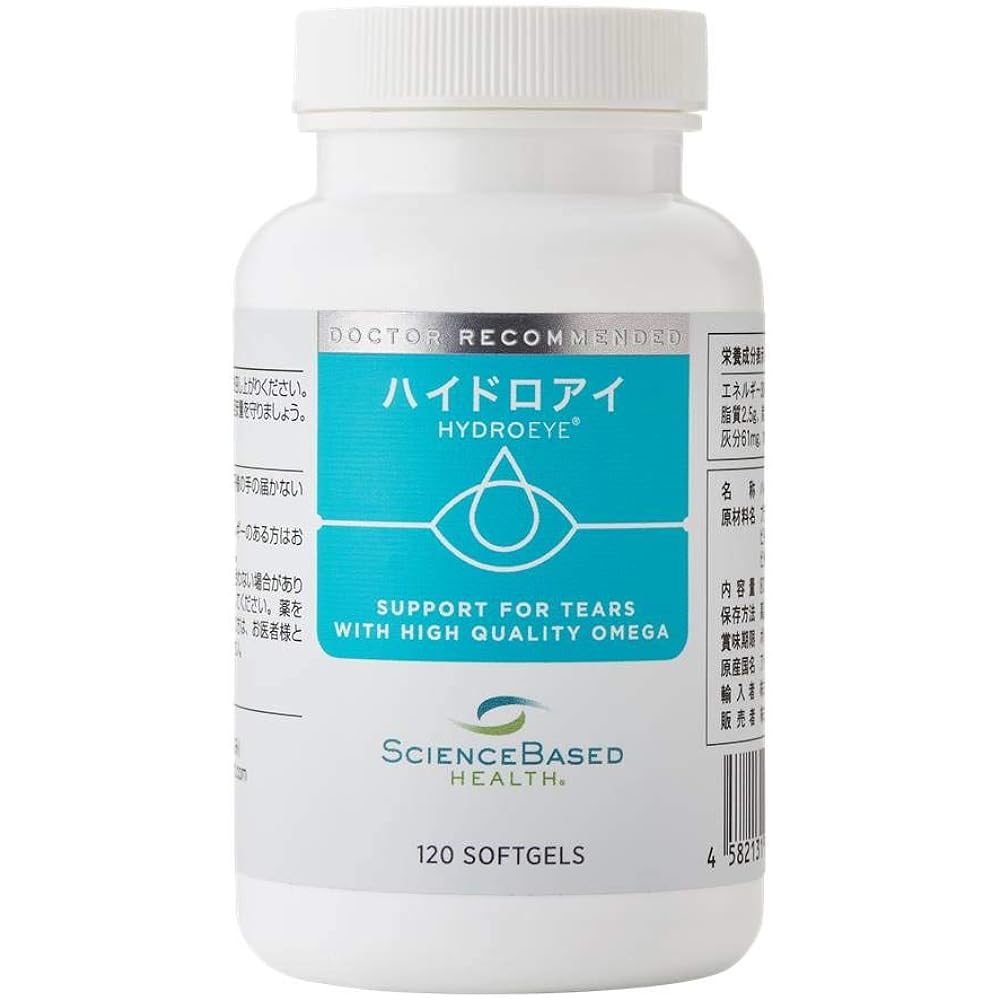 Hydro Eye 120 tablets / "Tear supplement" that supports the quality an ...