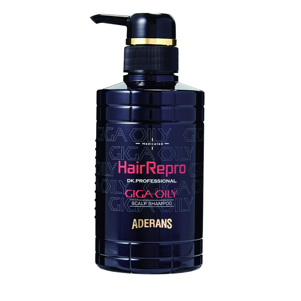 Aderans Hair Repro Medicated Scalp Shampoo Giga Oily 370ml For Oily Sk ...