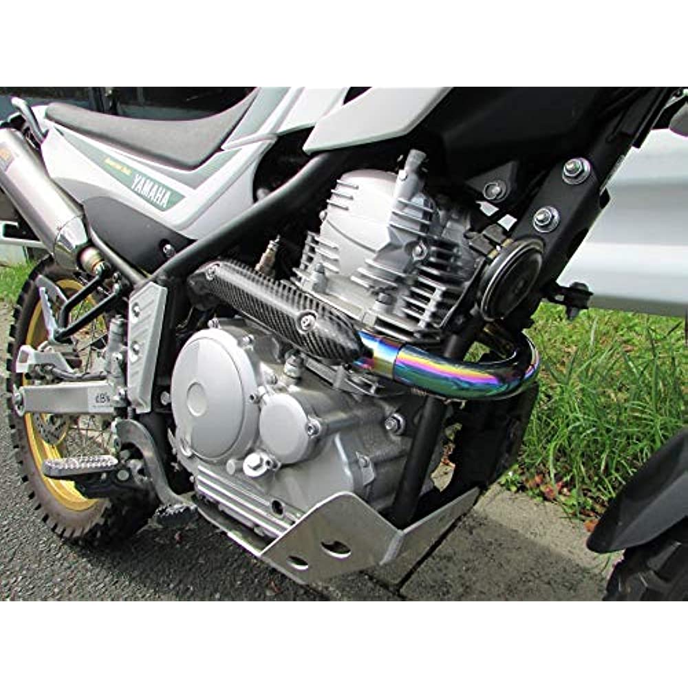 Deebies (DBS) Exhaust Pipe Selo 250 Serow250 (-17) Titanium Carbon Hea ...