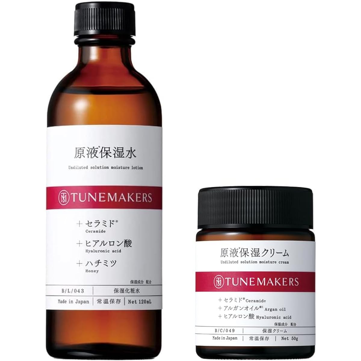 Lotion undiluted moisturizing water 120ml + moisturizing cream undilut ...