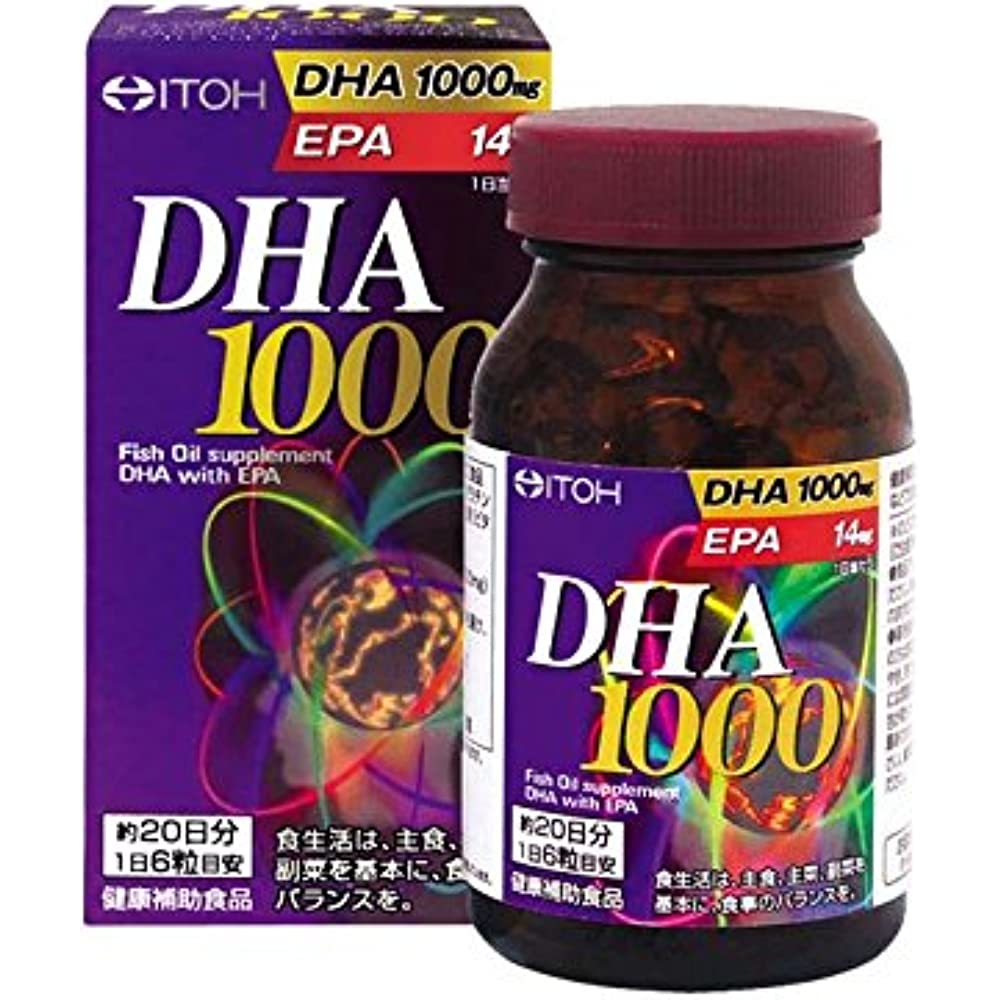 Ito Kampo Pharmaceutical DHA1000 About 20 days worth 300mg x 120 grain ...