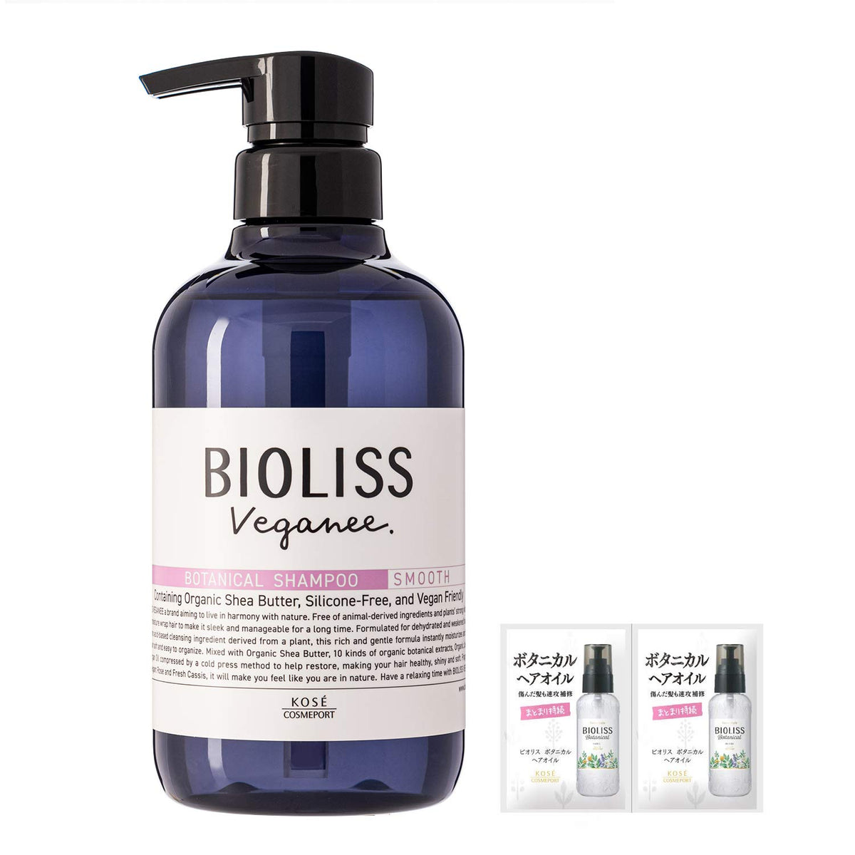 SALON STYLE Bioliss Vegan Botanical Shampoo (Smooth) Smooth Rose & Cas ...
