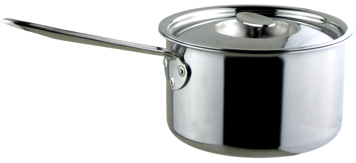 Nagao TOWA Single Handle Pot, 7.1 inches (18 cm), Aluminum Clad Triple ...