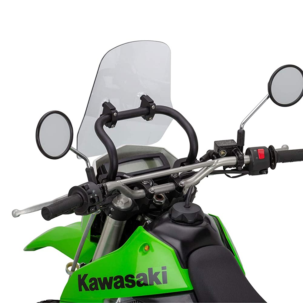 ZETA KLX250 D-Tracker X Adventure Windshield ZE70-1101 SCREEN WITH MOU ...
