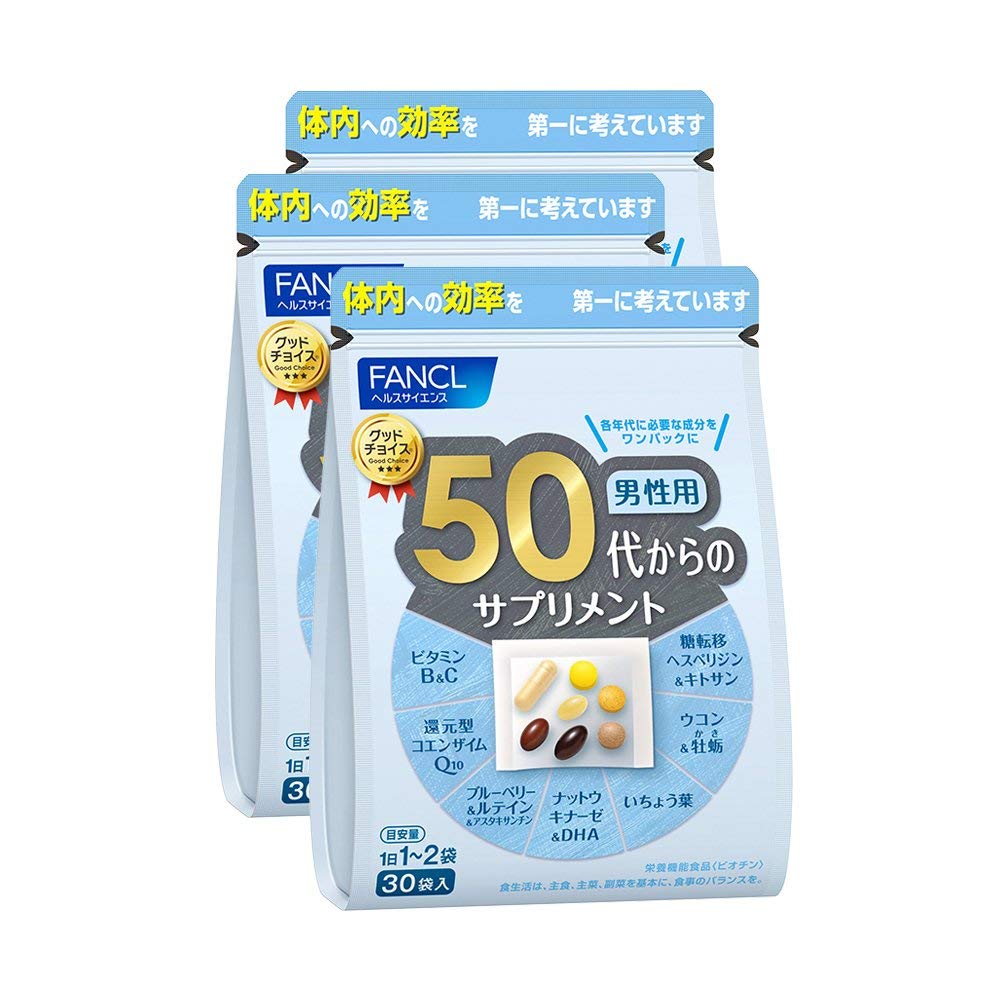 FANCL Supplement for Men from 50s, 45-90 Day Supply – Goods Of Japan