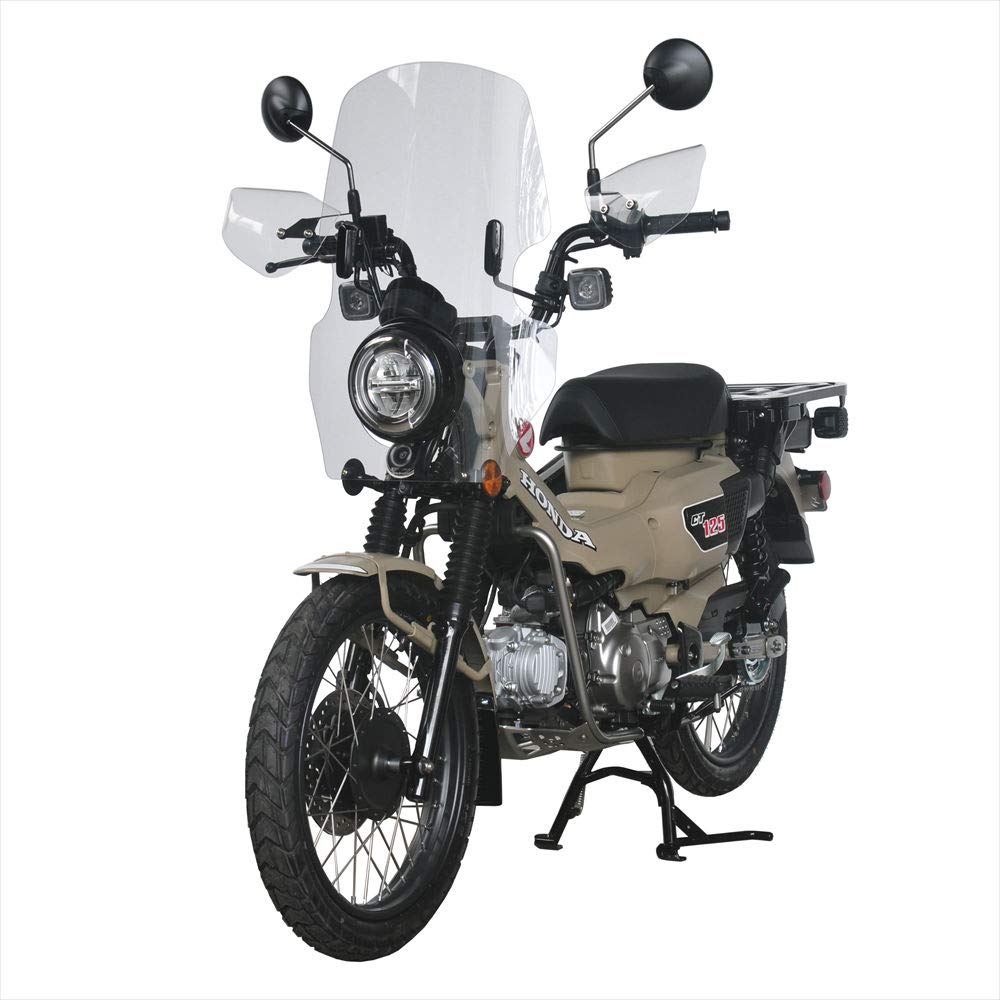 Asahi Windshield (AF ASAHI CT-03L Long Screen, Polycarbonate Resin, Ma ...