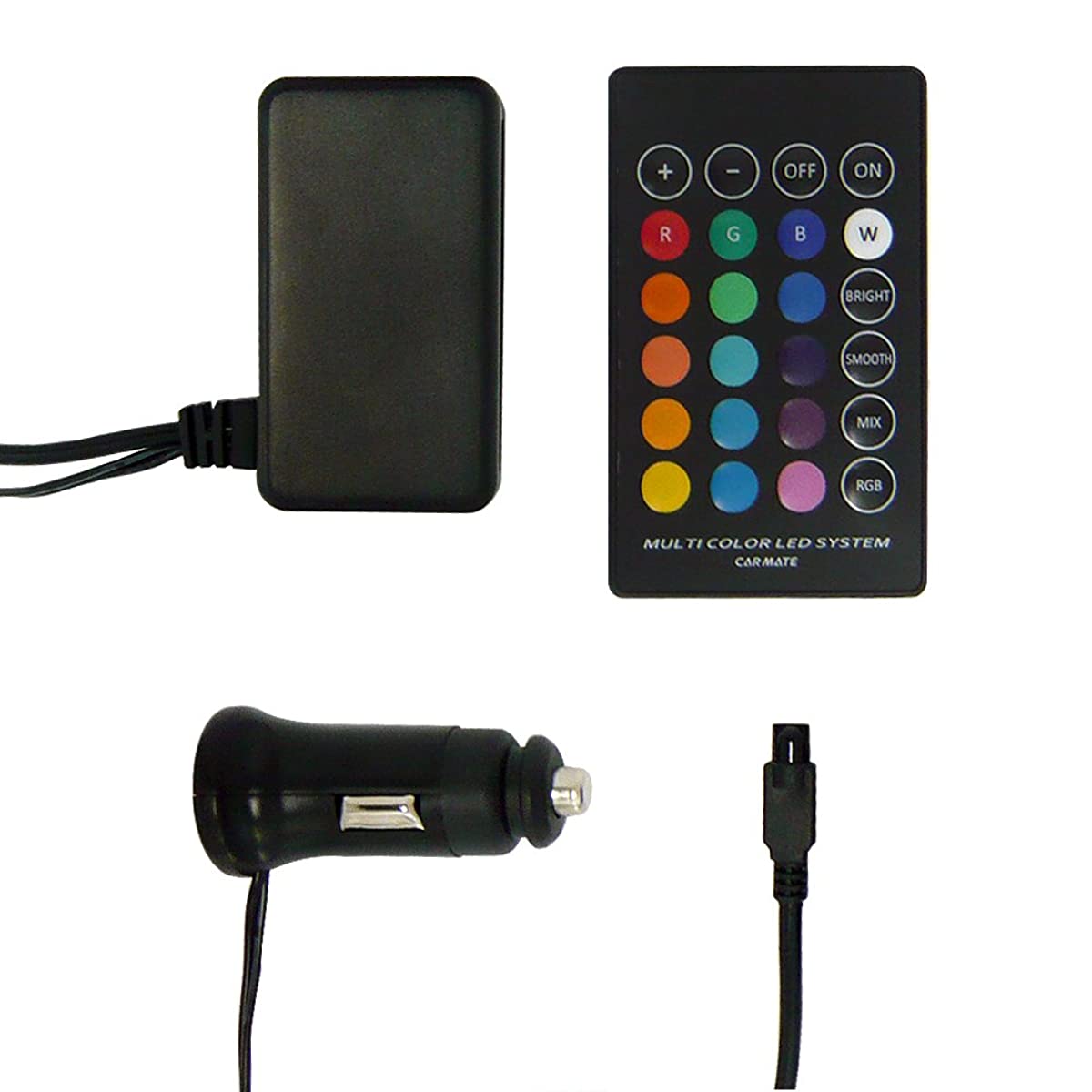 CARMATE CAR LED RGB COLOR Series Dedicated Power Suppry Control Box Bl ...