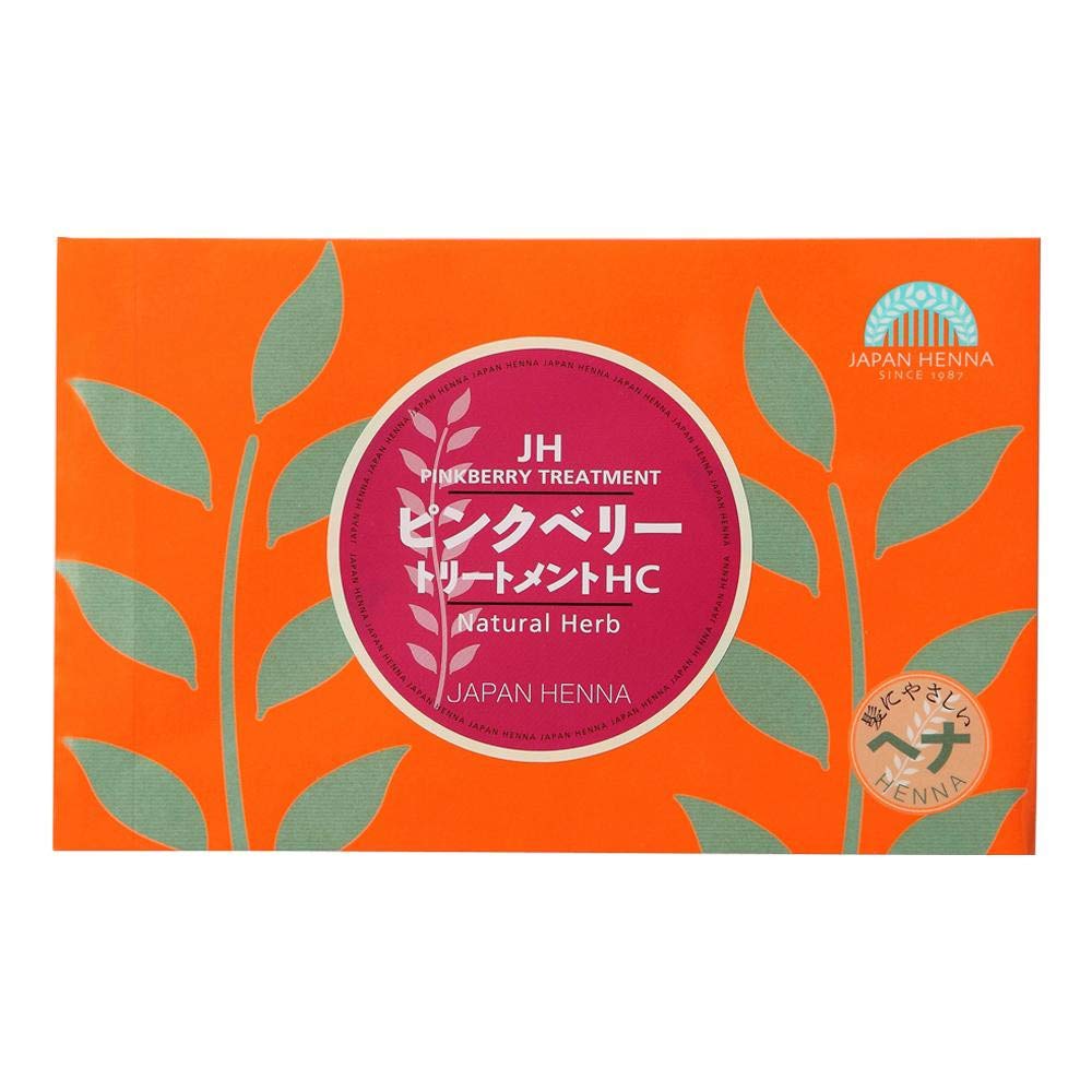 Japan Henna Natural 100% Henna Powder Pink Berry 100g Gloves – Goods Of ...