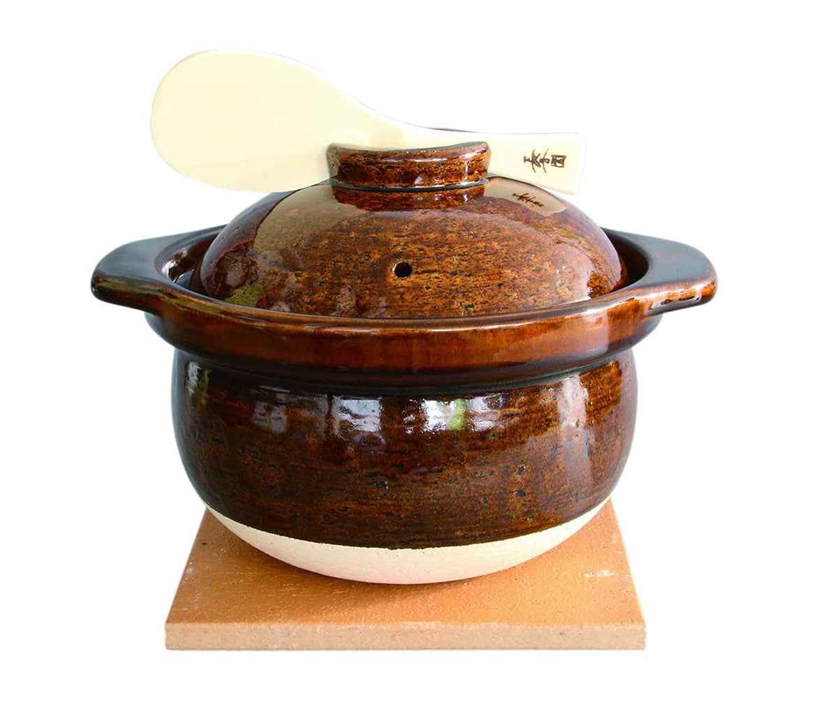 World Create Rice Pot, VIV, Indigo Flower Kamado, 3 Cups – Goods Of Japan