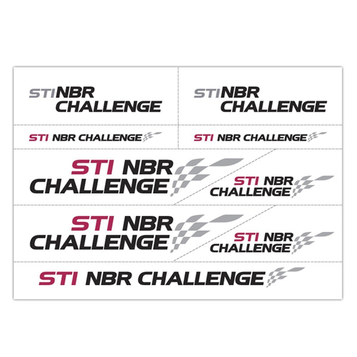 SUBARU GENUINE SUBARU STI NBR DECAL STICKER – Goods Of Japan
