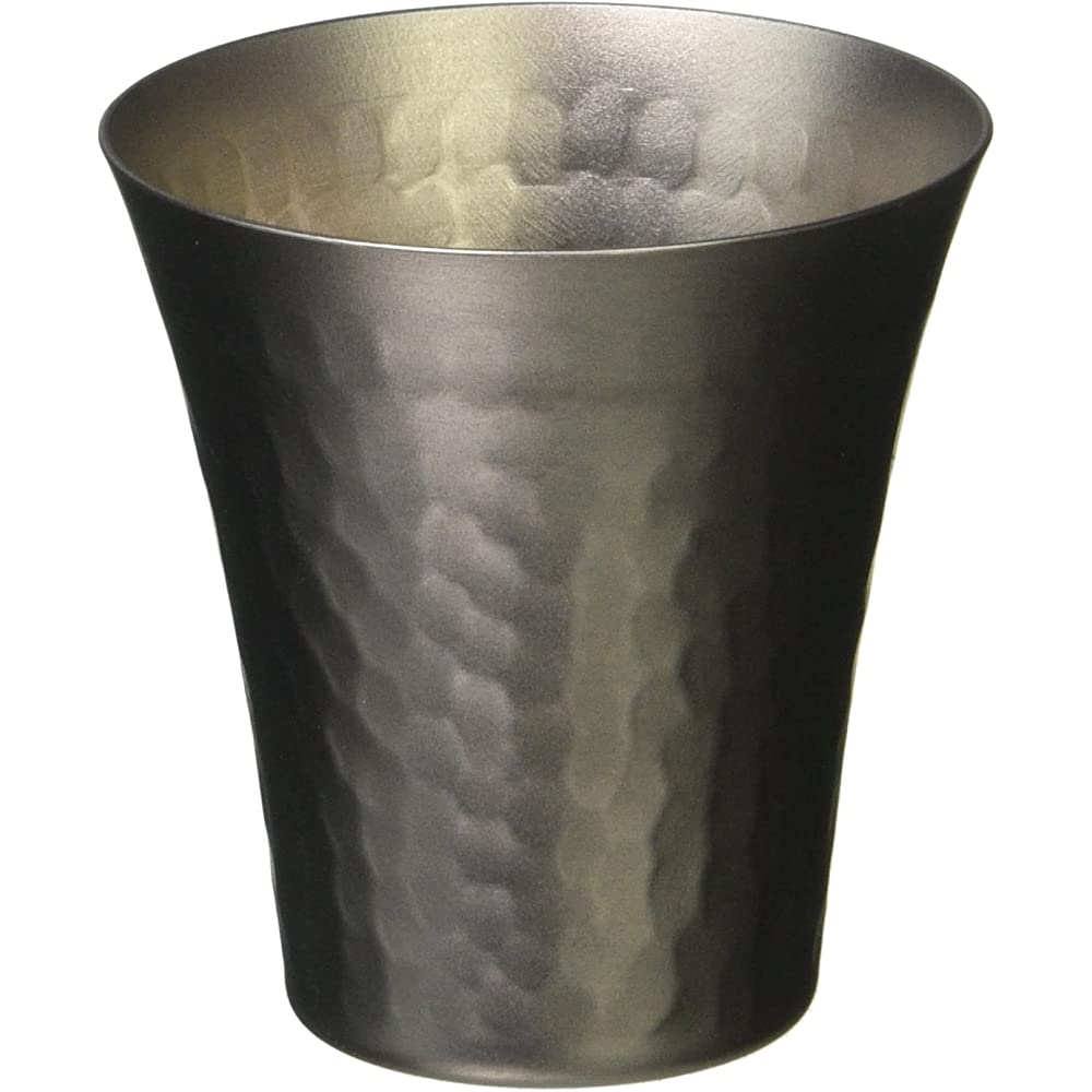 Nagao TW-12 Tsubamesanjo Titanium Japanese Sake Glass, Hammered, 2.2 f ...