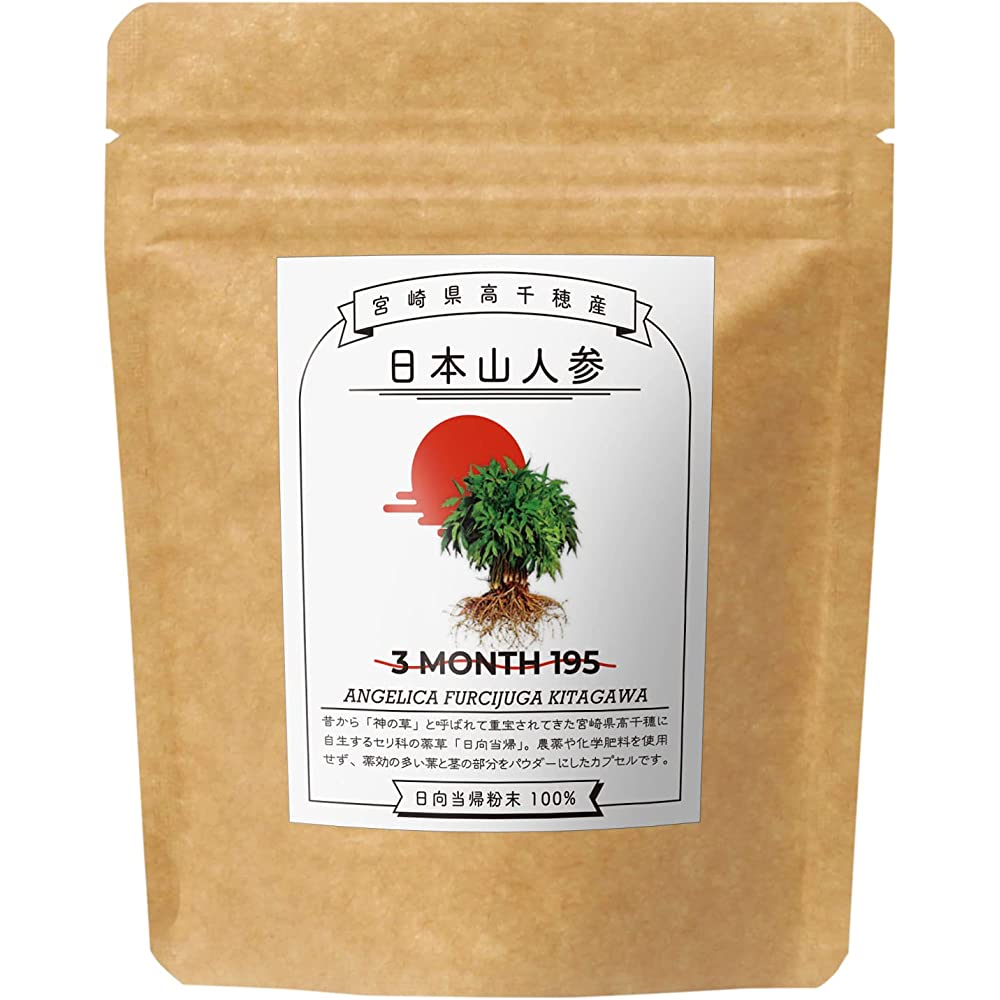 Japanese Mountain Ginseng, 100% Hyuugatouki Powder from Takachiho, Miy ...