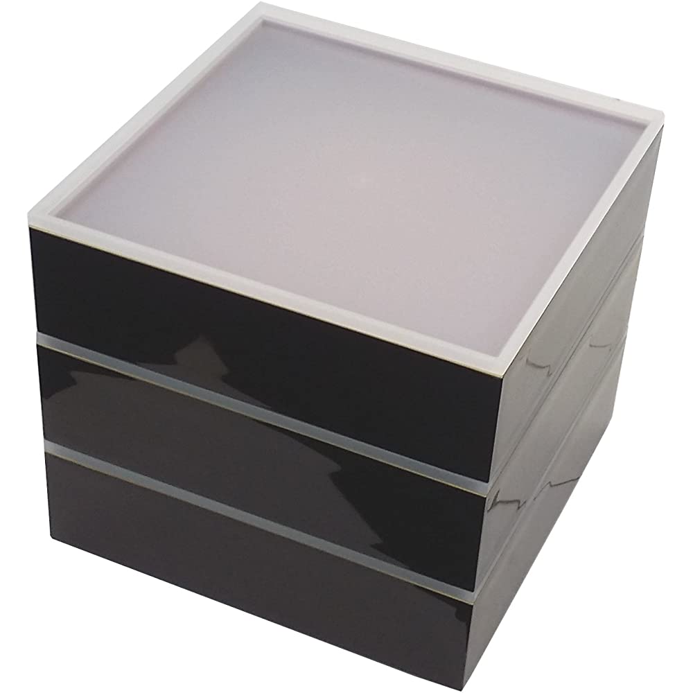 Wakaizumi Lacquerware 3 Tier Well, 7 Dimensions Yamato Double New Insi ...