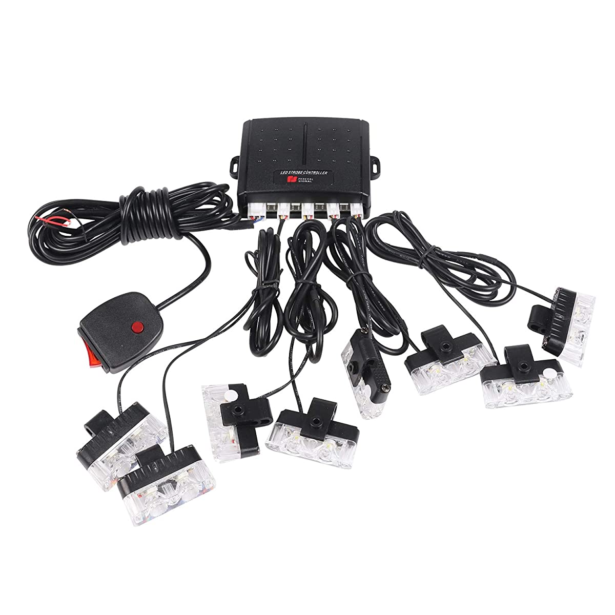 NewKingz Strobe Light, Explosive Light, for MotorcycleCles, Cars, 12 V ...