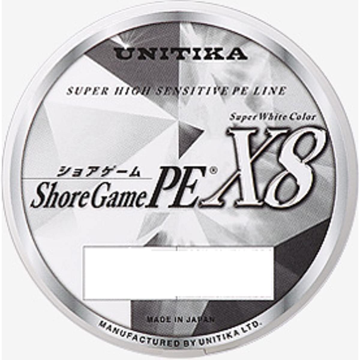UNITIKA Shore Game PE X8 Super White 66.6 ft (200 m) – Goods Of Japan